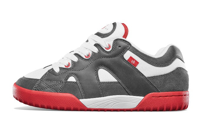eS One Nine 7 Grey/White/Red Shoe – Go Sports Skate Shop