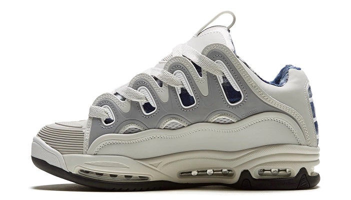 Osiris D3 2001 Shoe - Grey/Flannel/White – Go Sports Skate Shop